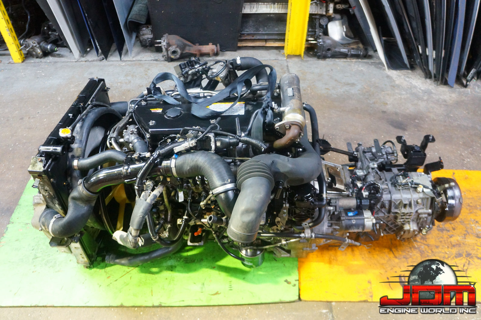 2006 ISUZU NPR NQR 4HK1 DIESEL TURBO ENGINE TRANSMISSION 4HK1 5.2L ...