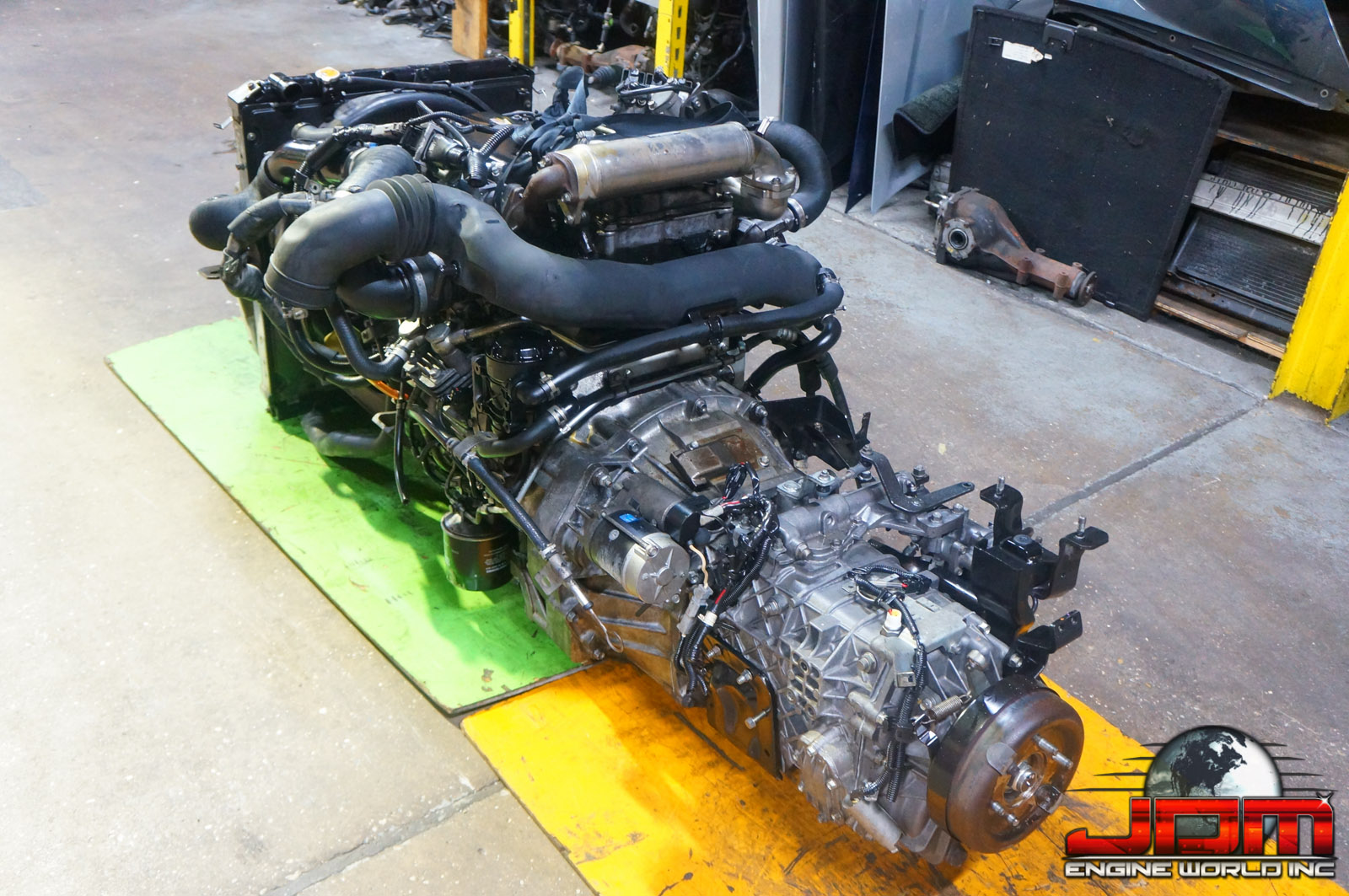 2006 ISUZU NPR NQR 4HK1 DIESEL TURBO ENGINE TRANSMISSION 4HK1 5.2L ...