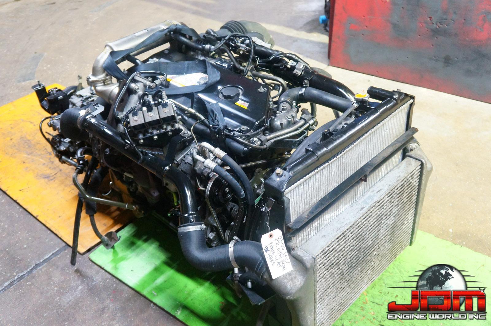 2006 ISUZU NPR NQR 4HK1 DIESEL TURBO ENGINE TRANSMISSION 4HK1 5.2L ...
